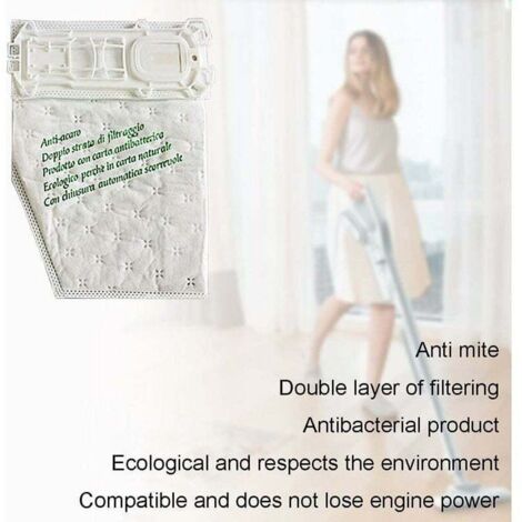 Kit Sac Aspirateur Compatible Vorwerk Kobold VK135/VK136 - 6 Sacs + 2 ...