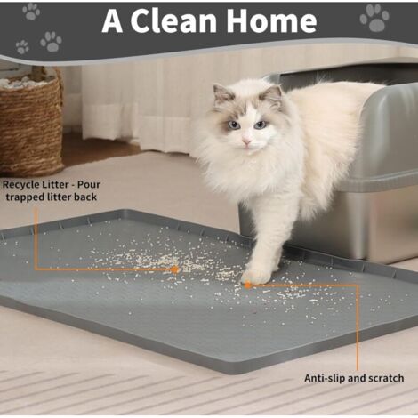Tampon de litière pour chats, 864 mm 558 mm Cat Litter Box PAD, Panne ...