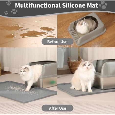 Tampon de litière pour chats, 864 mm 558 mm Cat Litter Box PAD, Panne ...