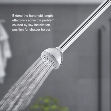 Bras de Douche Extension en Acier Inoxydable Rallonge de Douche 22cm ...