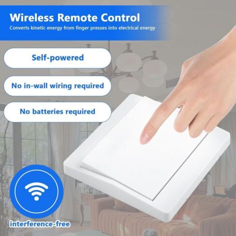 Kit d'Interrupteurs sans Fil 250V, Télécommande sans Câblage ...