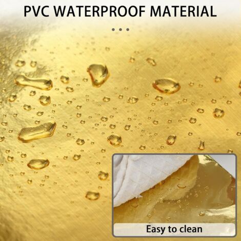 Bordure de Papier Peint Autocollante Dorée Brossée PVC Amovible ...