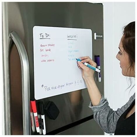 JOORRTTableau blanc magnétique 17 "x 12" pour réfrigérateur avec ...