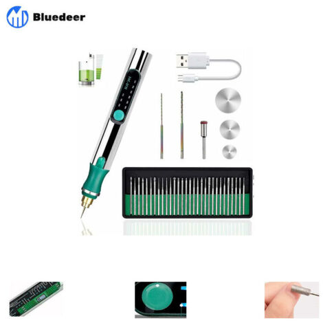 Machines de gravure rechargeables USB Mini stylo de gravure de graveur ...