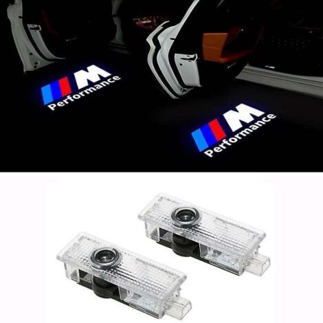 Rnemitery Lot de 2 projecteurs lumineux LED BMW Projection logo au sol ...