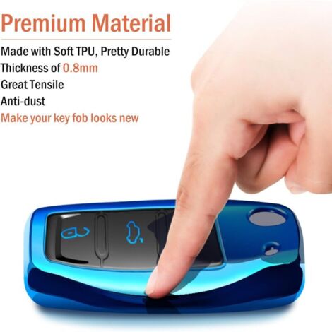 Lot de 1 étui de protection de clé pour Volkswagen pour, Skoda/Sciat ...