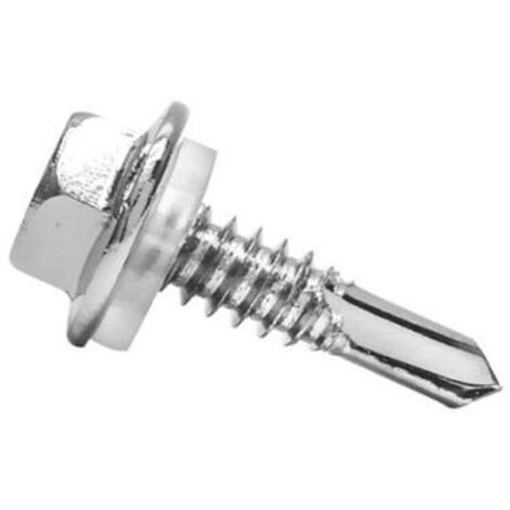 Vis Autoperceuse à Tête Hexagonale Vis Autoforeuse Acier Zingué M4.8 ...