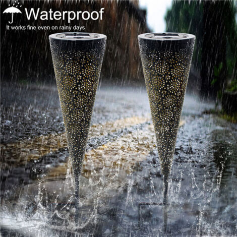 Lampe solaire à gazon, lampadaire, lampe de projection décorative de ...