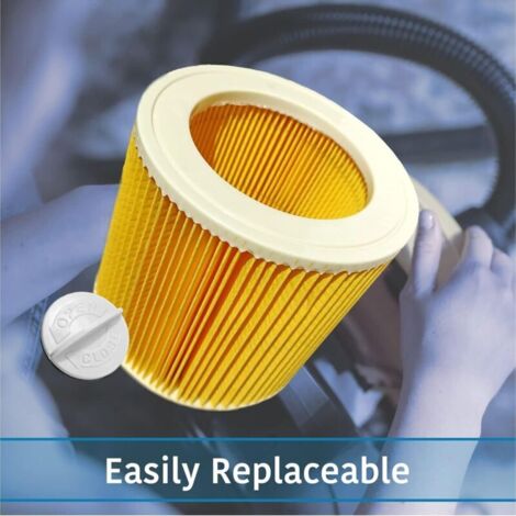 filtre à cartouches compatible avec Kärcher NT27/1, SE 4001, SE 4002 ...