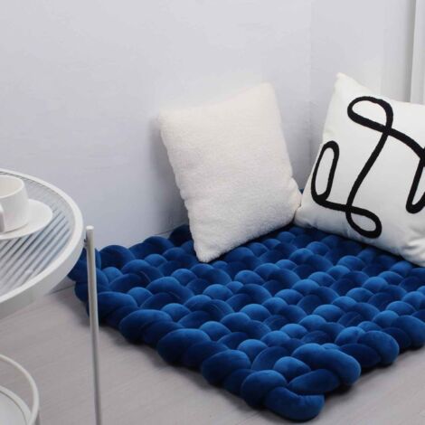 Doux tissé à la Main Pure Tapis de Jeu pour bébé Tummy Time Cushion ...