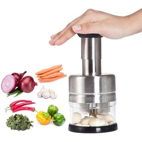 Acier Inoxydable Zwiebelschneider Coupe-Ail Gemüsehobel