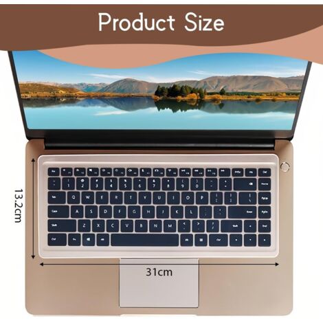 2 Pièces Film Protecteur de Clavier pour Ordinateur Portable, 13-14 ...