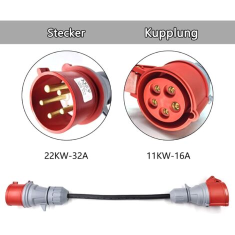Adapter Von 16a Auf 32a