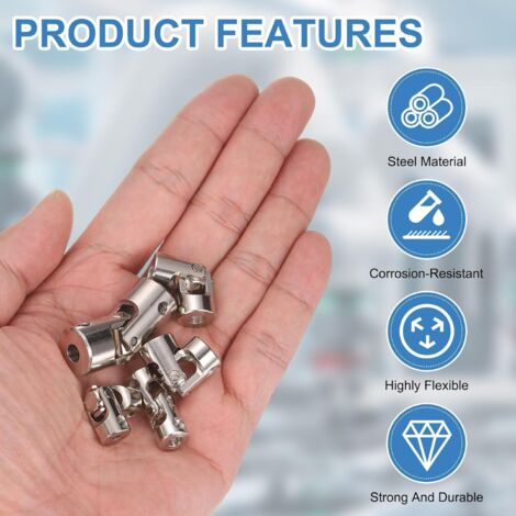 4 Pack Coupling Joint, Universal Steering Shaft, Metal Shaft Coupling ...