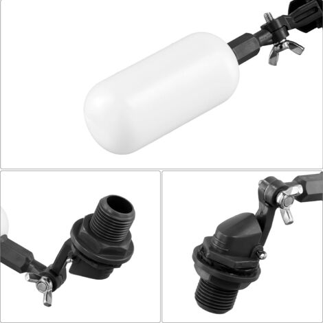 Pack 1/2" Floating Ball Valve, Adjustable Automatic Water Level Control ...