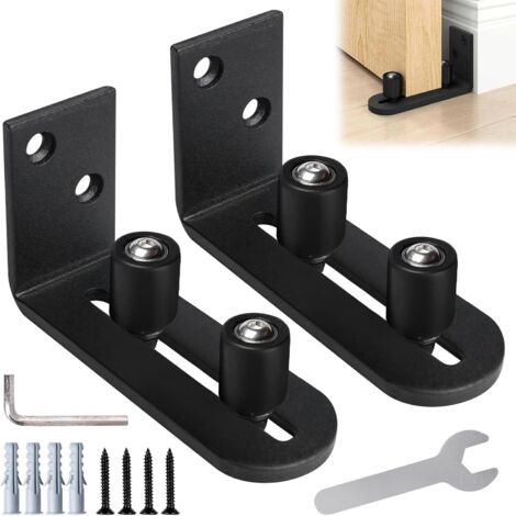 Adjustable Floor Guide: 2-Pack Barn Sliding Door Floor Guide ...