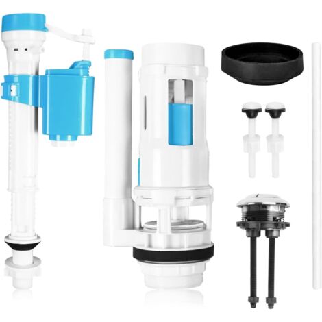 Toilet flushing system replacement kit, Toilet cistern flushing parts ...