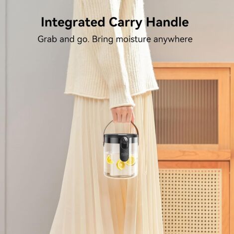 Portable rechargeable top-fill humidifier, smart bedroom humidifier ...