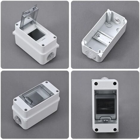 Waterproof electrical box with 3 modules, electrical panel cover ...