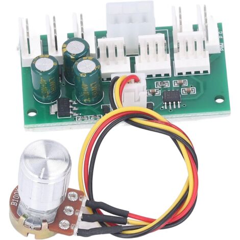 PC Fan Speed Controller, 12V 4-Pin/3-Pin Universal Interface PWM ...