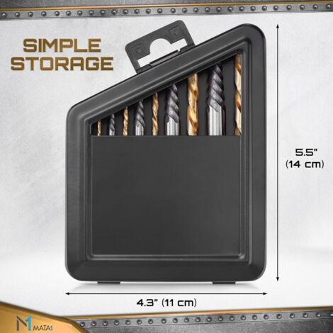 Left-Handed Pin Set - 10 Pieces, Silver and Gold - Metal Extractor Bits ...