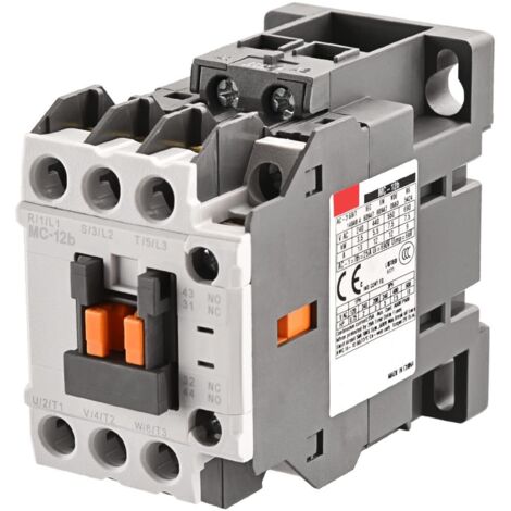 AC motor magnetic contactors, 20-240VAC 50/60Hz, 1a1b, DIN rail, MC-12b