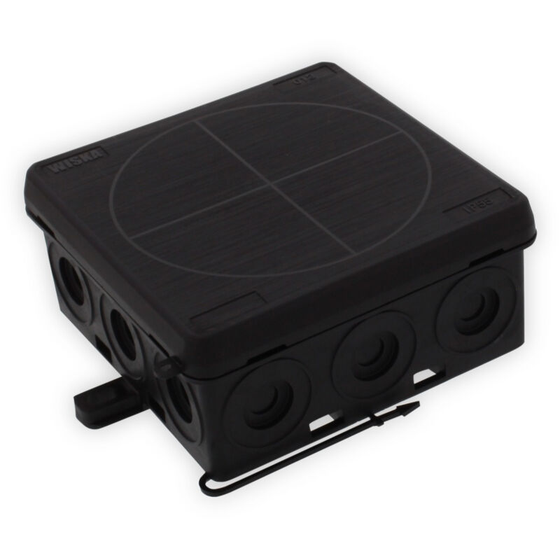 Boîtier de dérivation WISKA KA 012 BK, IP55