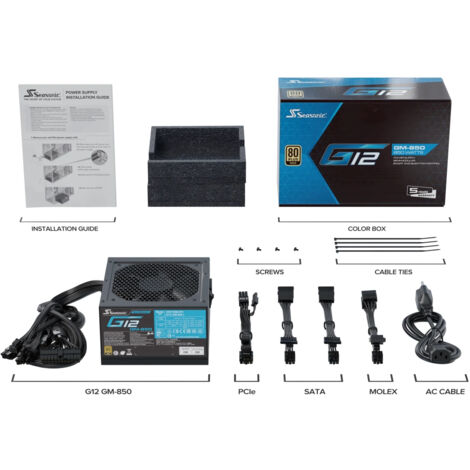 SEASONIC Alimentation PC G12 G12 GM-850