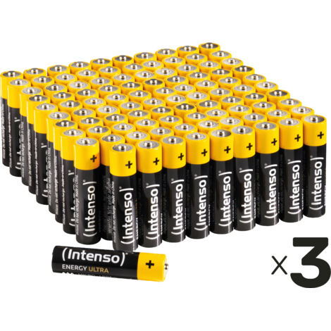 Set de micro-piles INTENSO Energy Ultra, AAA LR03, 300 pièces