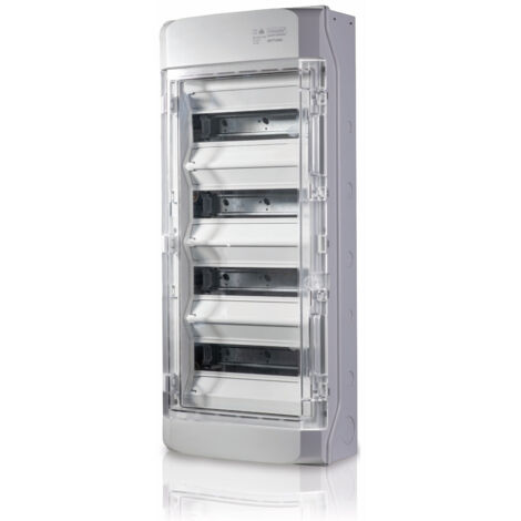 F-TRONIC Petit tableau de distribution Neptun48, AP, IP65, avec système ...