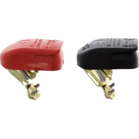 Schnellanschlussklemmen für Batterien – Set mit 2 Klemmen, 1 Pluspol ...