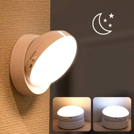 Veilleuse à détecteur de mouvement, 6 LED, veilleuse créative pour ...