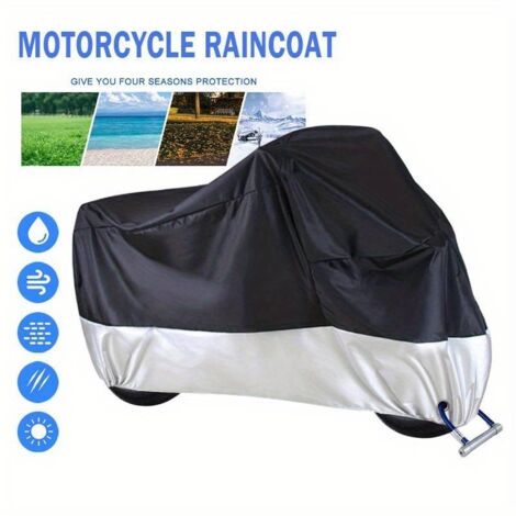 Housse de moto épaisse, housse de moteur étanche, housse de moto anti ...