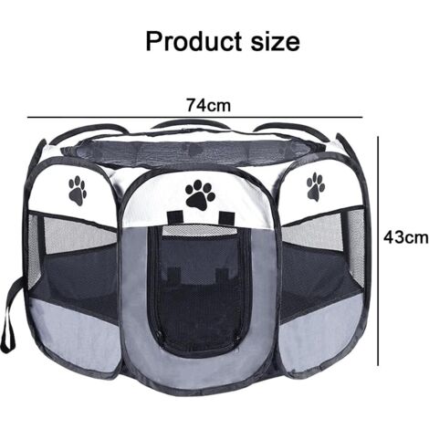 Parc à chiots d'intérieur, parc à animaux pliable pour petits animaux ...