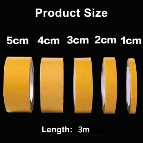 2 PC ruban adhésif double face résistant, ruban adhésif pour tapis ...