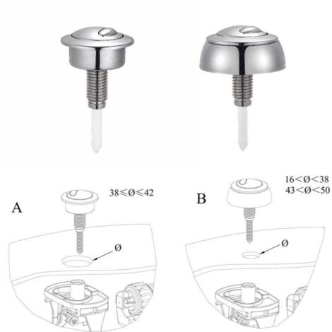 Pièces de rechange pour vanne de chasse d'eau, adaptées à la vanne de ...
