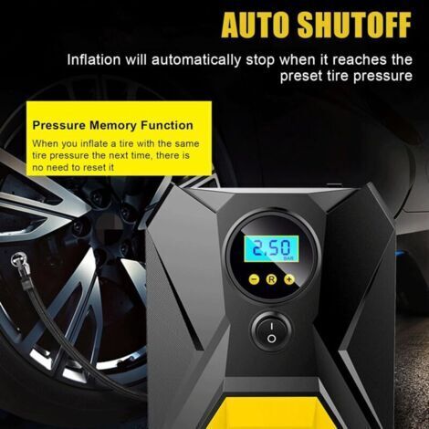 Compresseur de pneu de voiture CHOYCLIT eviter panne pression 12V ...