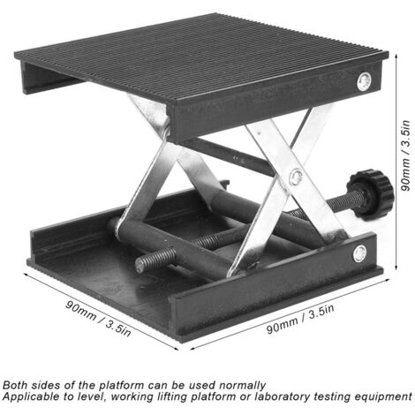 Plateforme élévatrice à niveau laser avec base noire, plateforme de ...