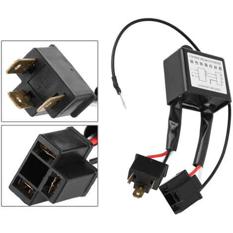 2pcs LED Negative Converter Polar Negative Switch Harness Adaptor ...