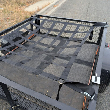 Filet d'arrimage pour panier de toit et benne de pick-up multifonction ...