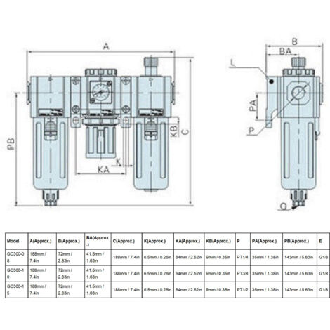 Régulateur d'air GC300-08 contre l'humidité et l'usure de vos machines ...