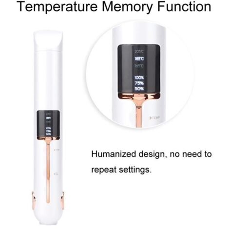 Styler à cheveux Lisseur intelligent sans fil Chargement USB Outils de ...