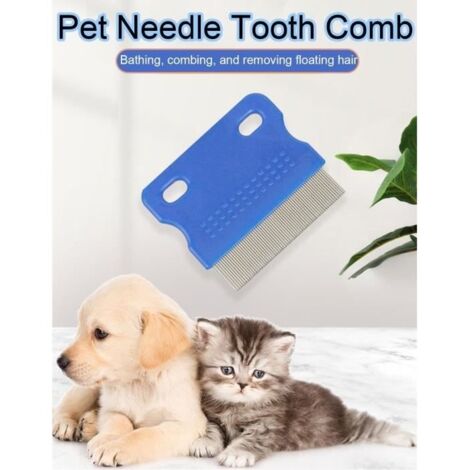 Peigne à Poux pour Chats et Chiens,Peignes Anti-Puces à Dents Fines ...