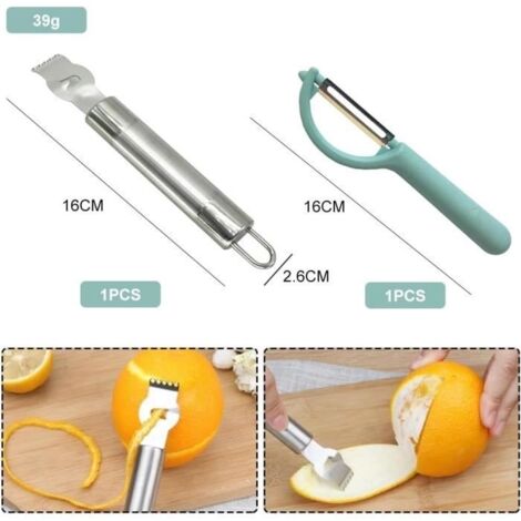 éplucheur de Citron,Zesteur de Citron Et D'agrumes,Zesteur de Citron ...