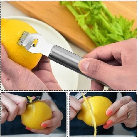 éplucheur de Citron,Zesteur de Citron Et D'agrumes,Zesteur de Citron ...