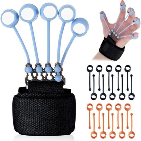 Exerciseur d'Extenseur de Doigt, 3PCS Bande de Résistance pour Doigts ...