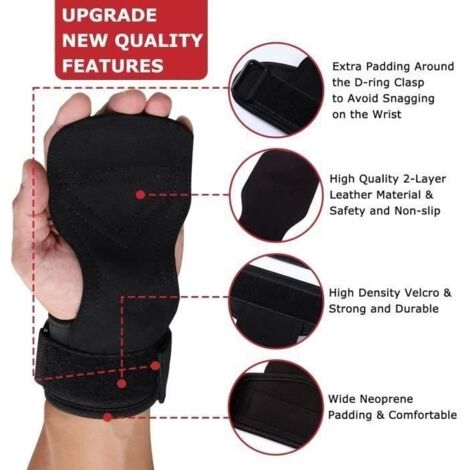 Sangle de Tirage Musculation, Sangle Poignet Sangles de poignet ...