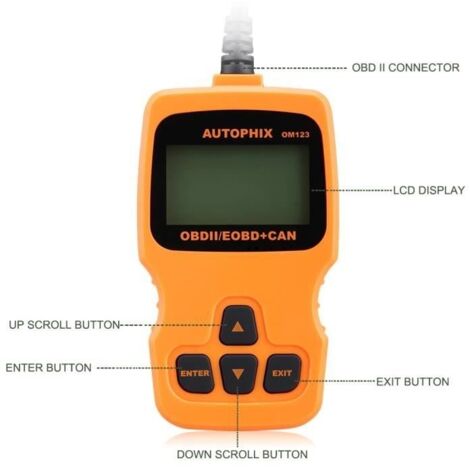 AUTOPHIX OBDMATE OBD2 OM123 Scanner de Code de Défaut Véhicule Voiture ...