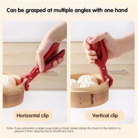 Accessoires de cuisine - Lot de 3 pinces multifonctions - Silicone ...