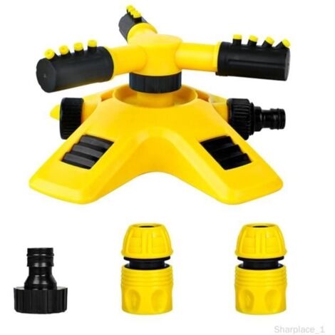 Arroseur de pelouse Arroseur de jardin, rotation automatique réglable à ...